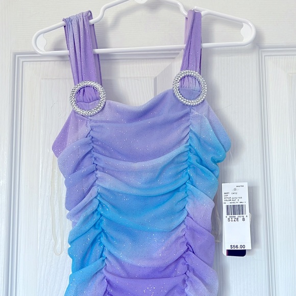 Bcx Girl | Dresses | Girls Cute Short Formal Glitter Ombr Light Purple ...